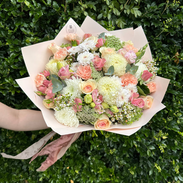 ROUND PASTEL BOUQUET - Northside Flower Market