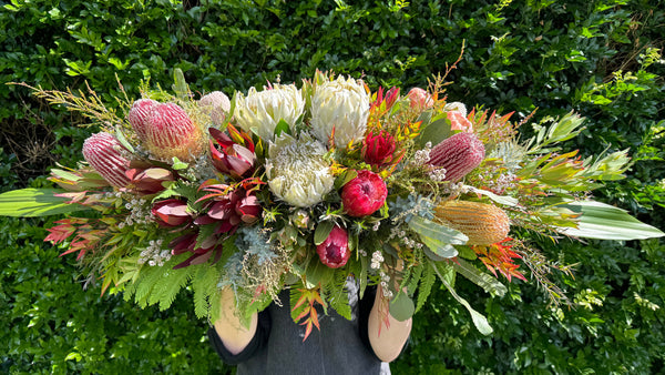 GROUPED NATIVE CASKET SPRAY - Northside Flower Market