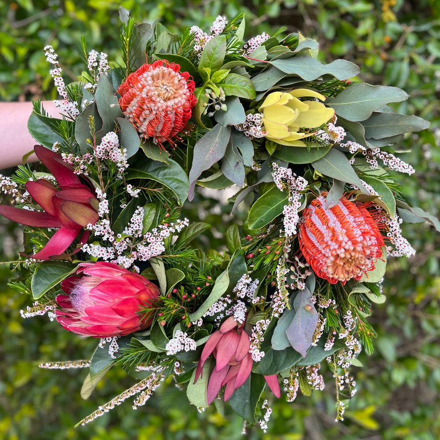 SMALL NATIVE WREATH WREATH | Northside Flower Market Brisbane