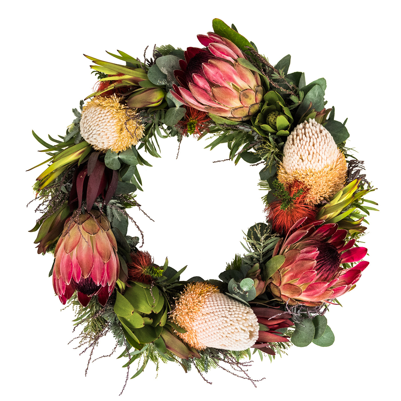 MEDIUM NATIVE WREATH | Northside Flower Market Brisbane