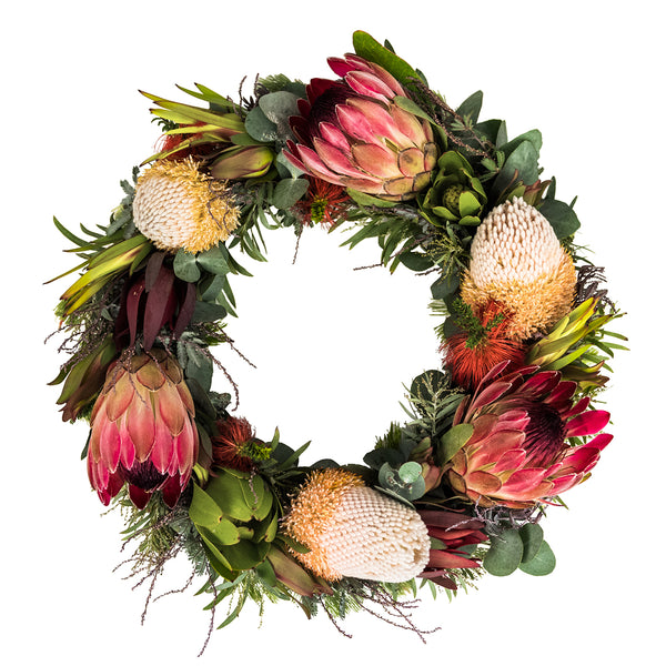 MEDIUM NATIVE WREATH | Northside Flower Market Brisbane