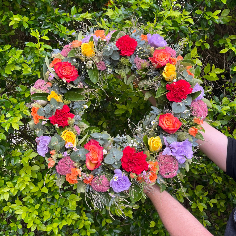 LARGE RED WREATH | Northside Flower Market Brisbane