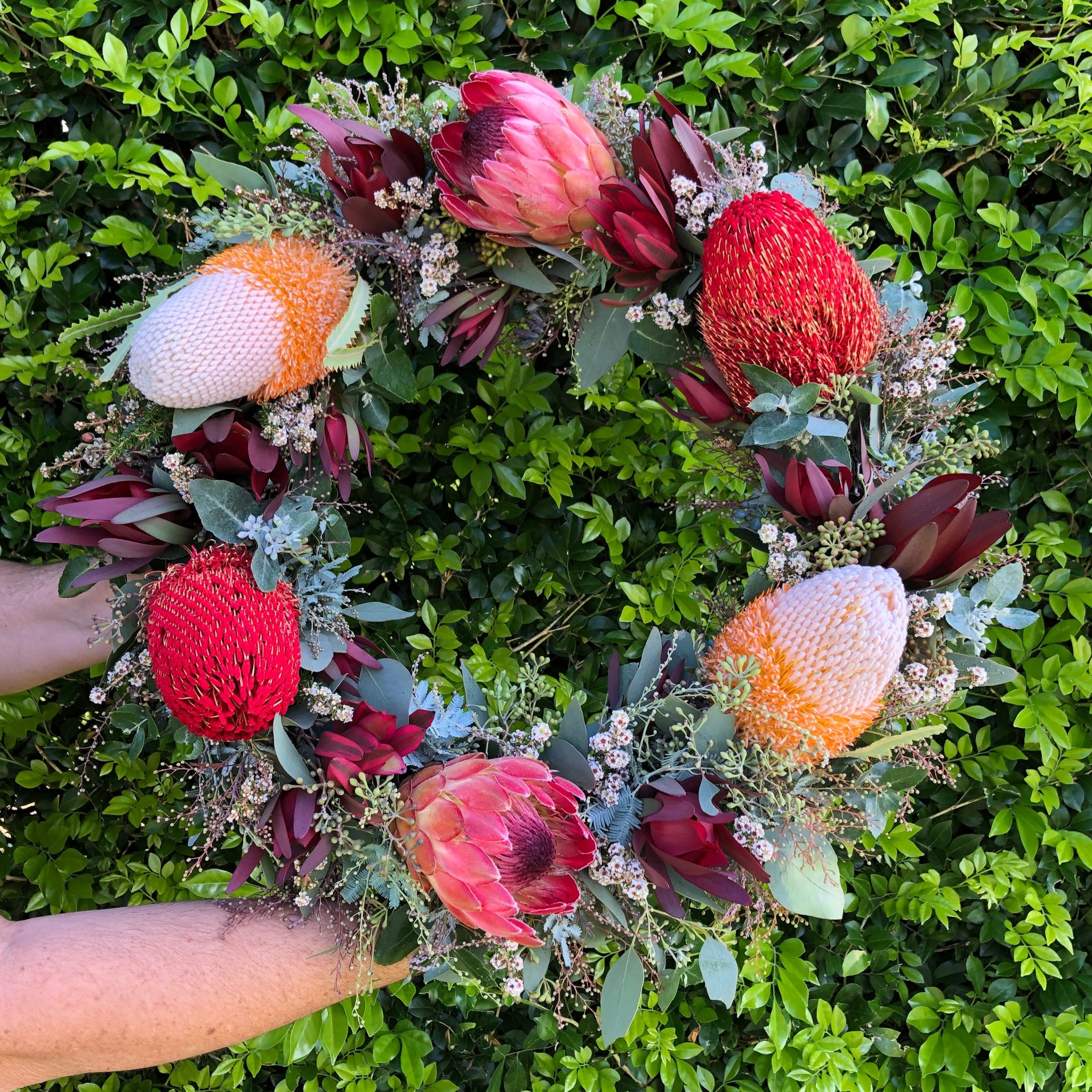 LARGE NATIVE WREATH | Northside Flower Market Brisbane