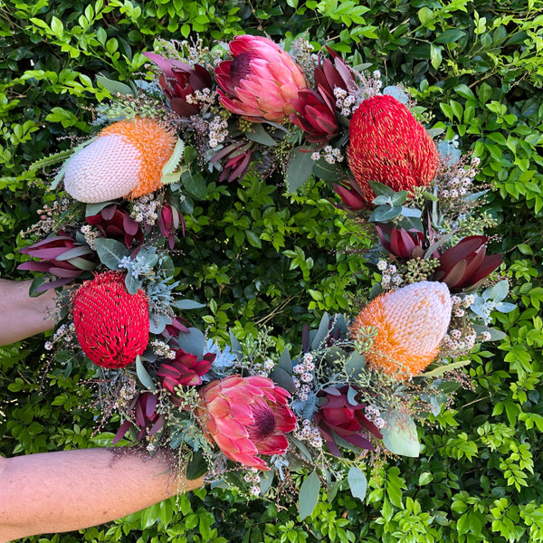 LARGE NATIVE WREATH | Northside Flower Market Brisbane