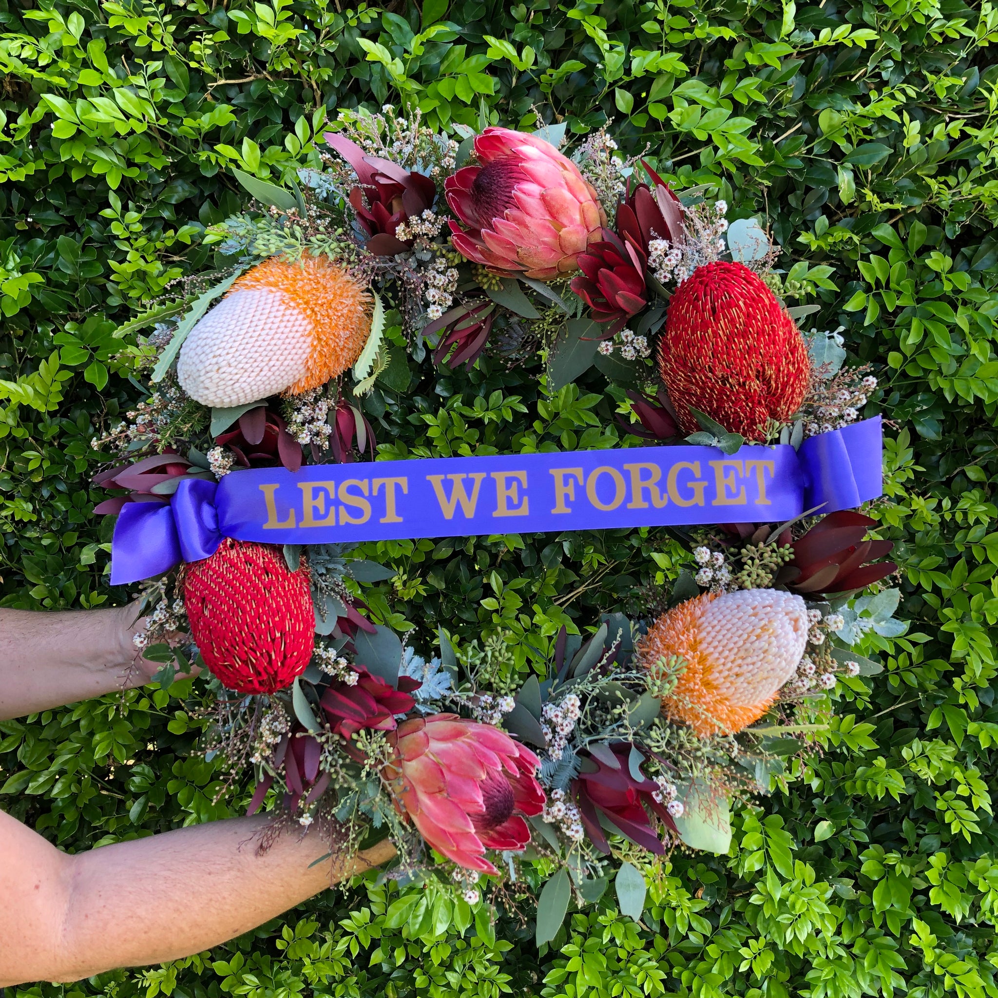 LARGE NATIVE WREATH | Northside Flower Market Brisbane