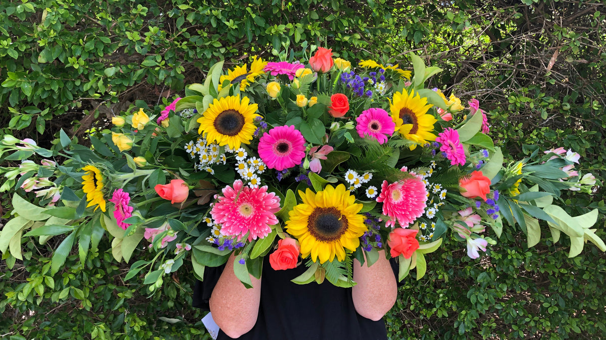 BRIGHT CASKET SPRAY - Northside Flower Market