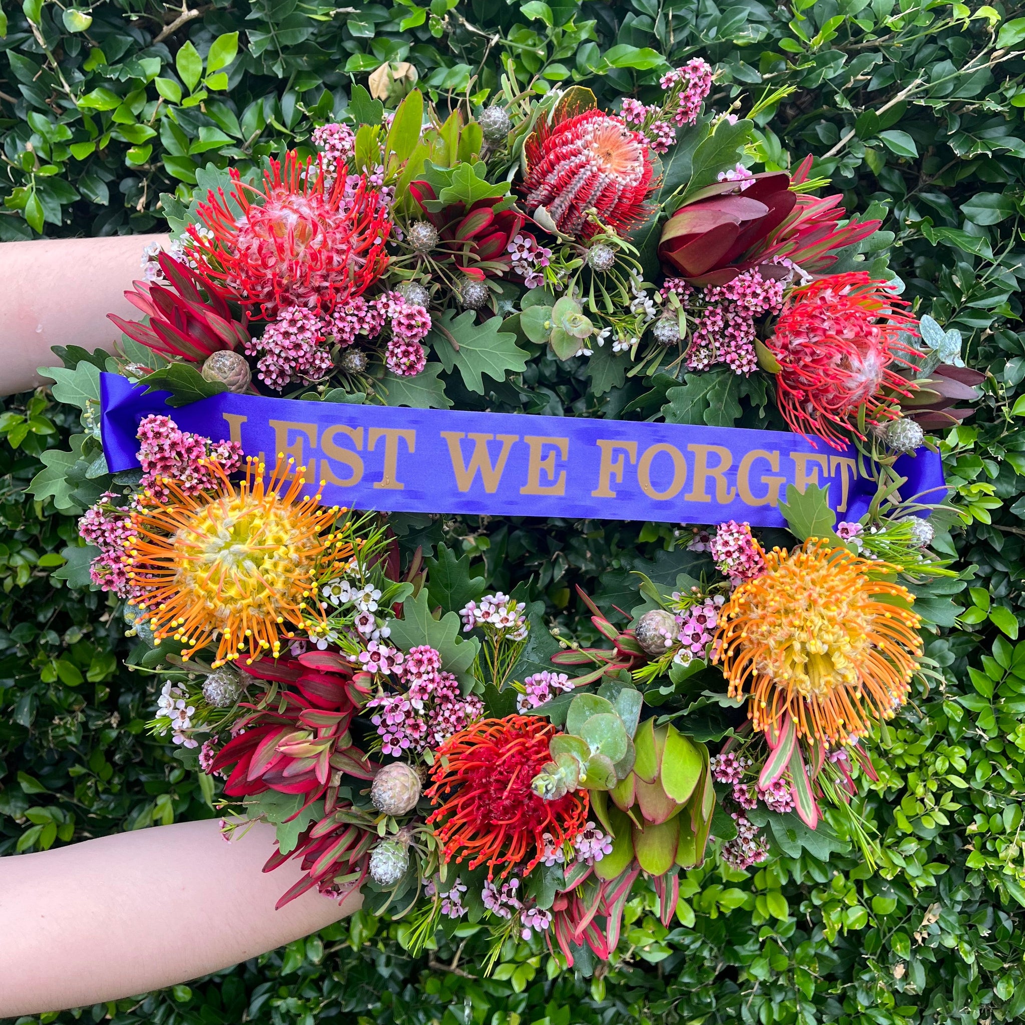 MEDIUM NATIVE WREATH | Northside Flower Market Brisbane